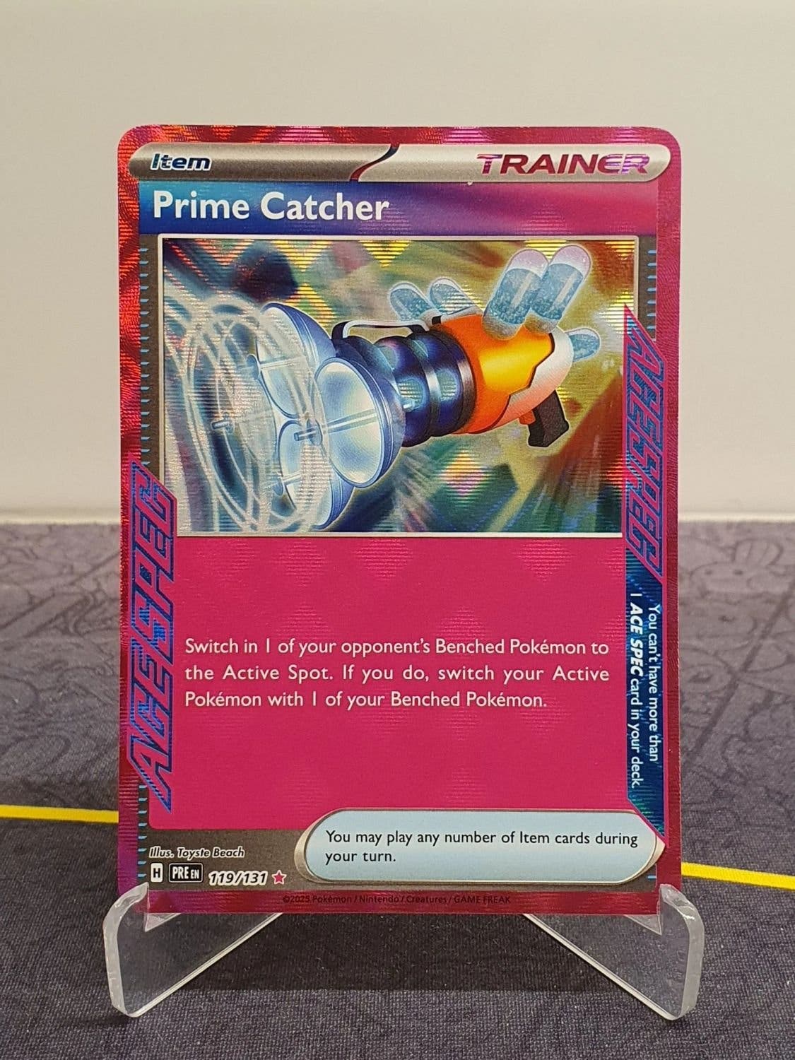 PRIME CATCHER 119/131 - ACE Rare Trainer - Pris.. | Köp på Tradera ...