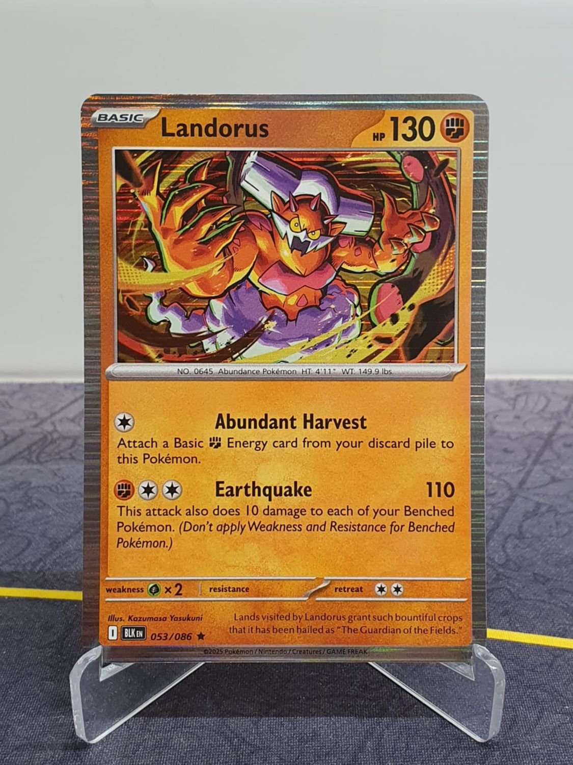 LANDORUS 053/086 - Holo Rare - Black Bolt - Pok.. | Köp på Tradera ...