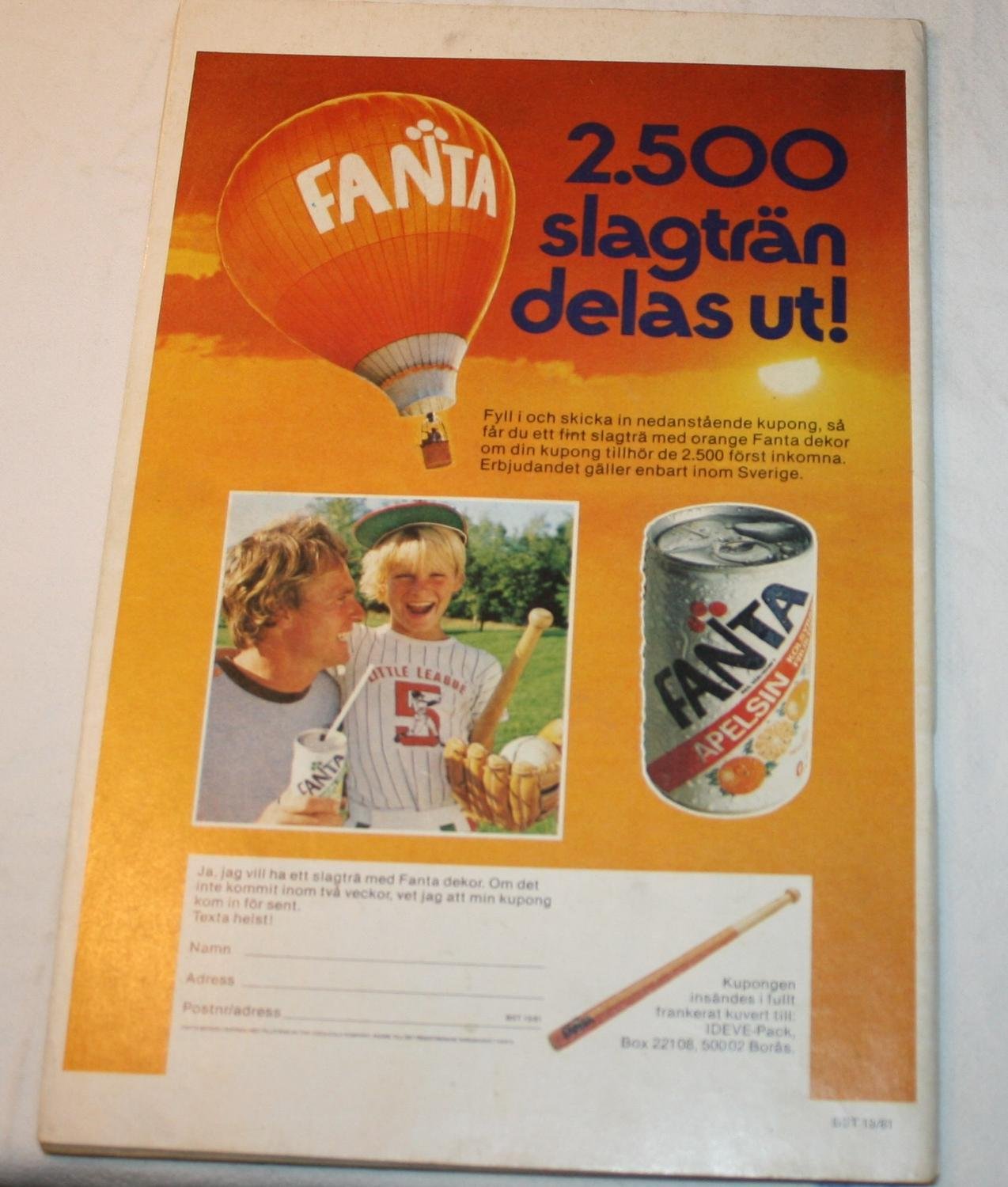 Buster - 1981 - NR 13 - Bernard Hinault, Tennis.. | Köp på Tradera ...