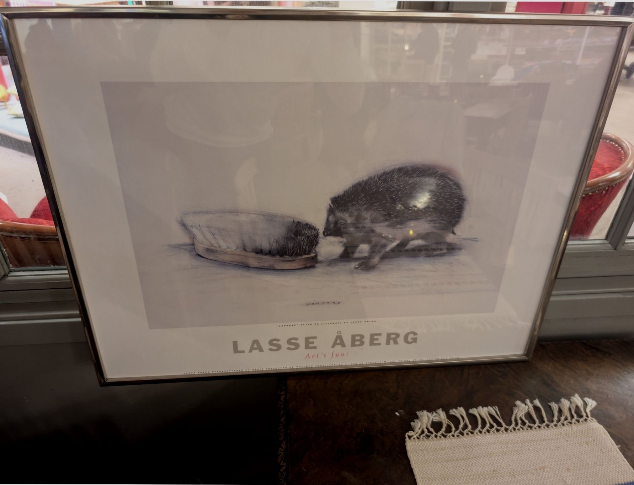 Inramad Lasse Åberg "Vänskap", Affisch, Signera.. | Köp på Tradera ...