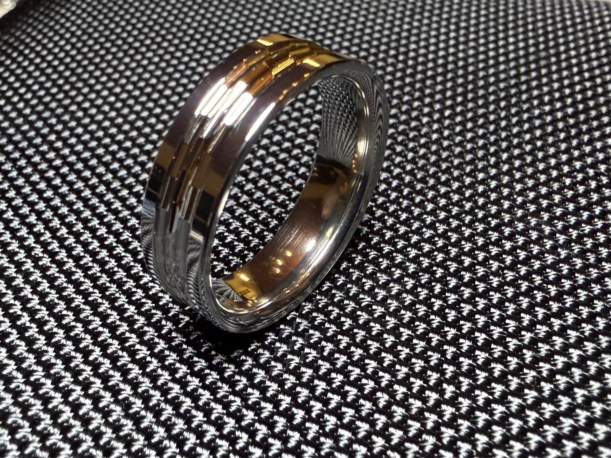 Ring i titanium och palladium | Köp på Tradera (704271395)
