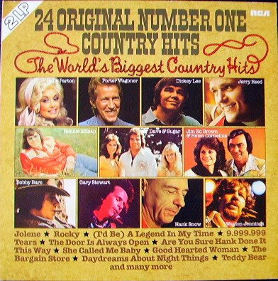 LP 24 original number one country hits (282870990) | Köp på Tradera