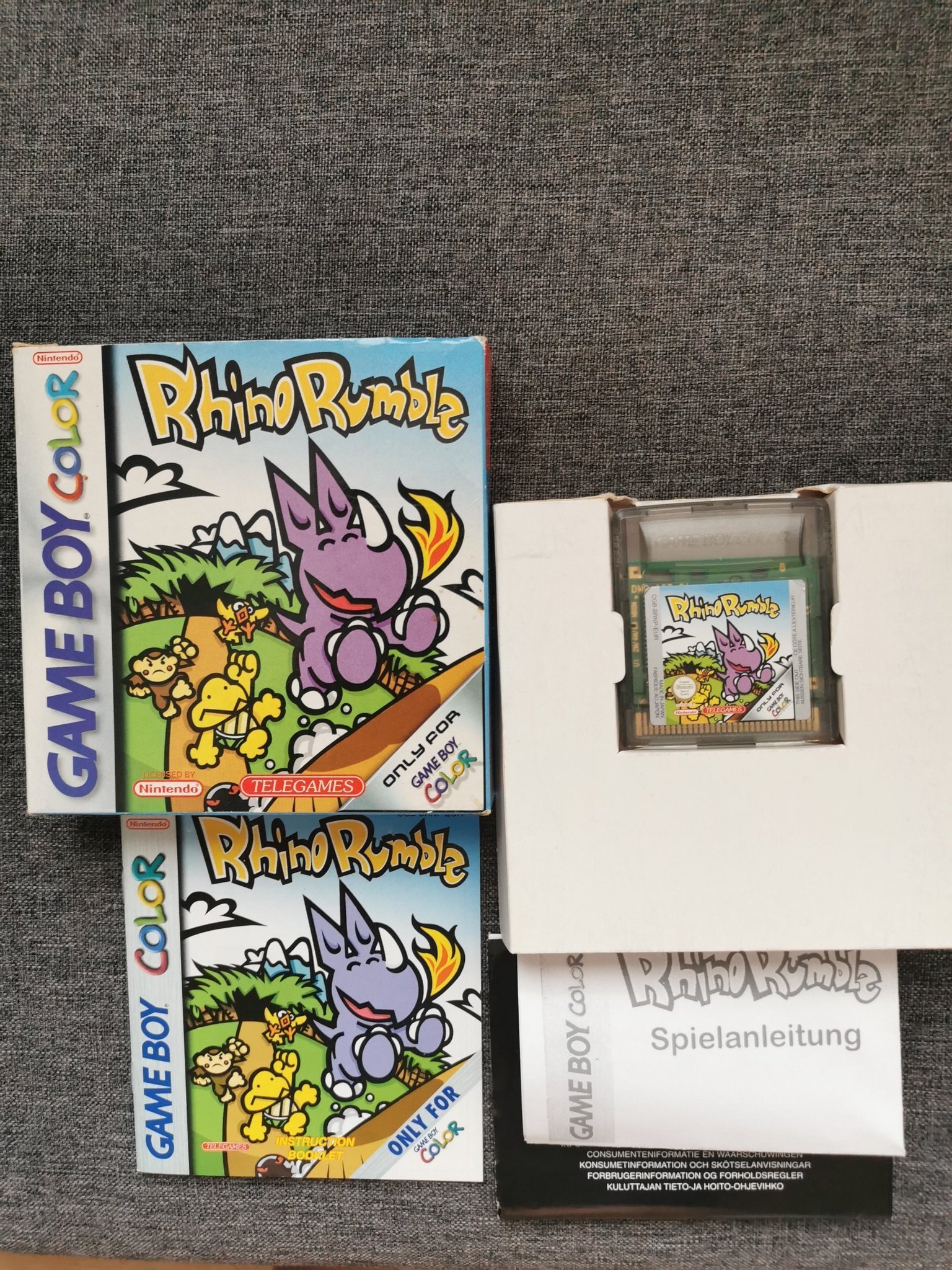 Rhino Rumble nintendo Game Boy Color EUR engels.. | Köp på Tradera (690880740)