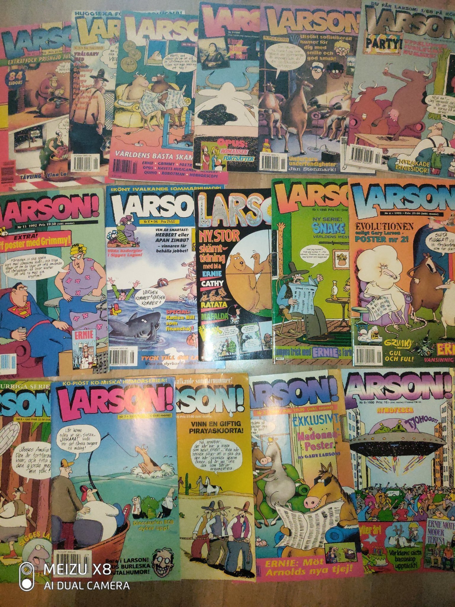 Larson! Tidningar,15 st. Gary Larson, 1989-1995. | Köp på Tradera ...