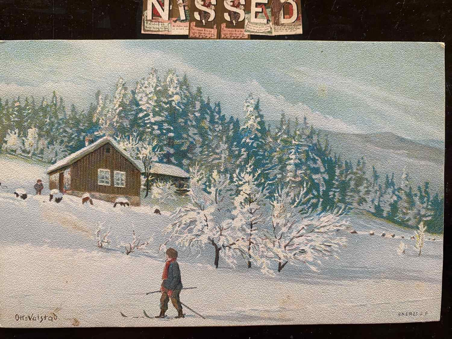 Kartongkort Norskt Otto Valstad.. | Köp från nissed2018 på Tradera ...