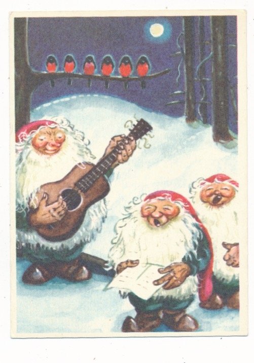 Julkort Småkort 3 tomtar sj.. | Köp från BrunnstaHandel på Tradera ...