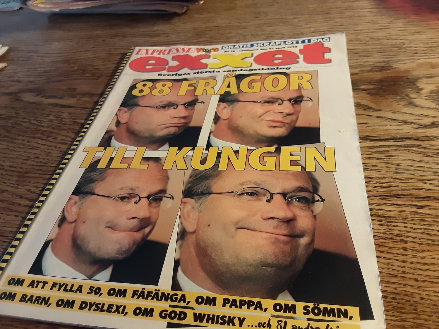 TIDNING EXPRESSEN BILAGA FRÅN 1996 | Köp på Tradera (616757052)