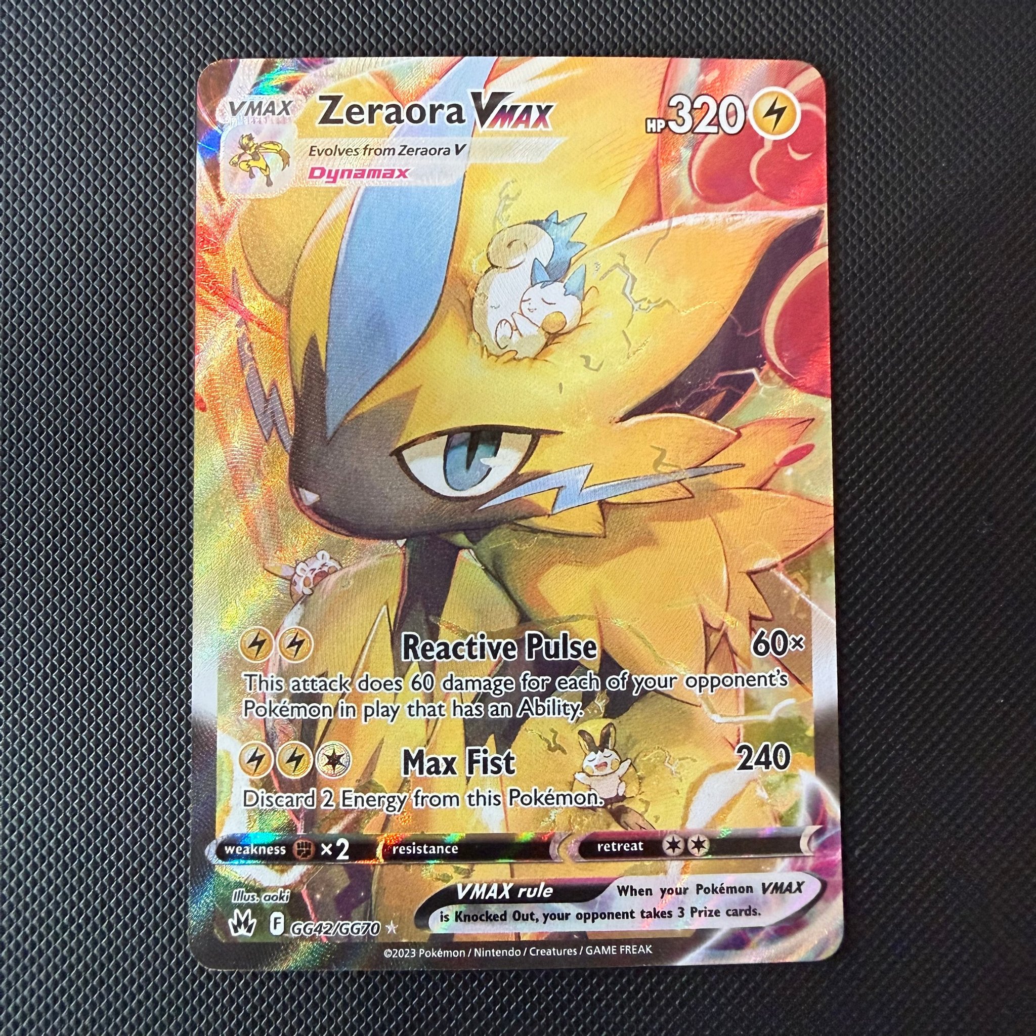 Zeraora VMAX (VMAX) – GG42/GG70 – Pokémon Crown.. | Köp på Tradera ...