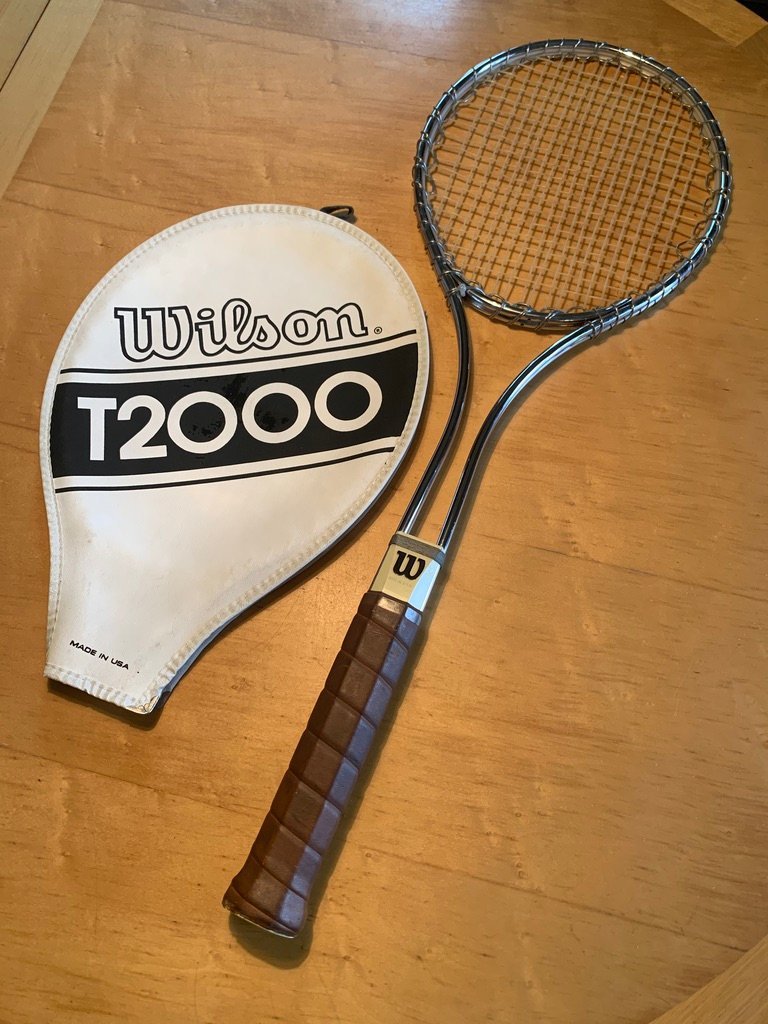 Vintage retro tennisracket Wilson T2000 (408323765) ᐈ Köp på Tradera
