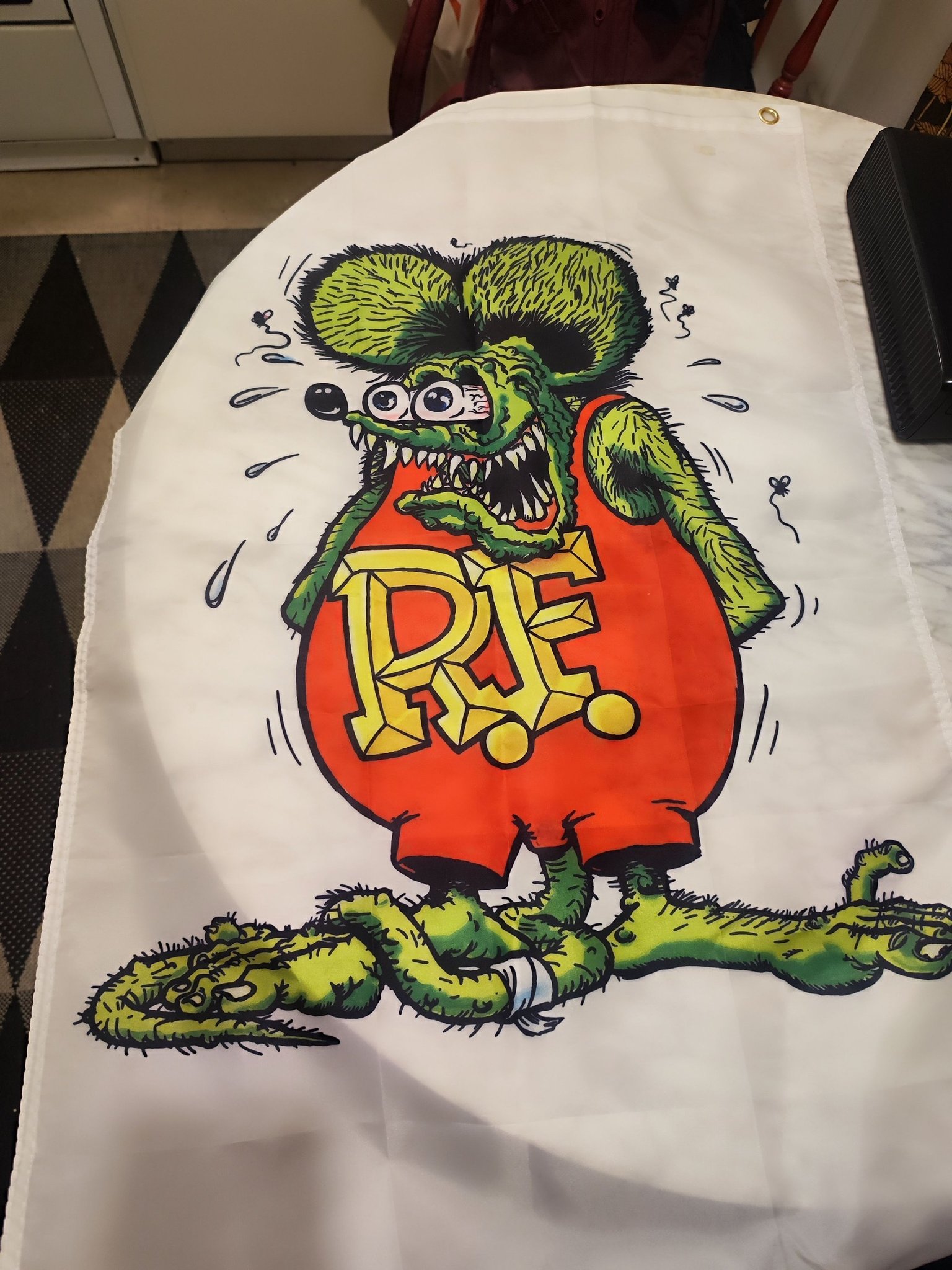 Rat fink flagga Ed Roth Harley Davidson chopper.. | Köp på Tradera ...