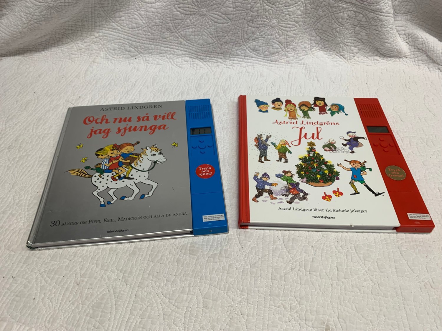 Astrid Lindgren Sång böcker Jul och Nu så vill .. | Köp på Tradera ...