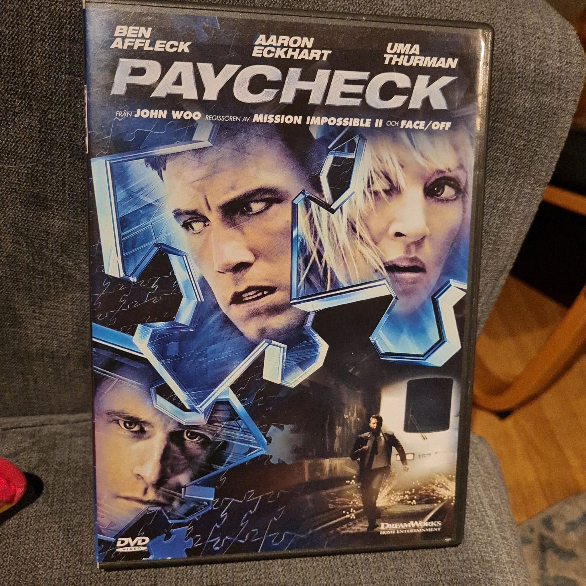 Paycheck DVD med bl a Uma Thurman och Ben Affleck | Köp på Tradera ...