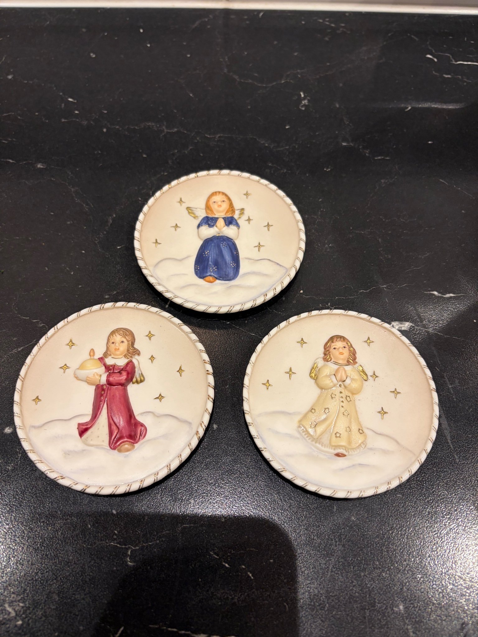 3 st Goebel fat porslinsfat ängel 1900-tal | Köp på Tradera (711617073)