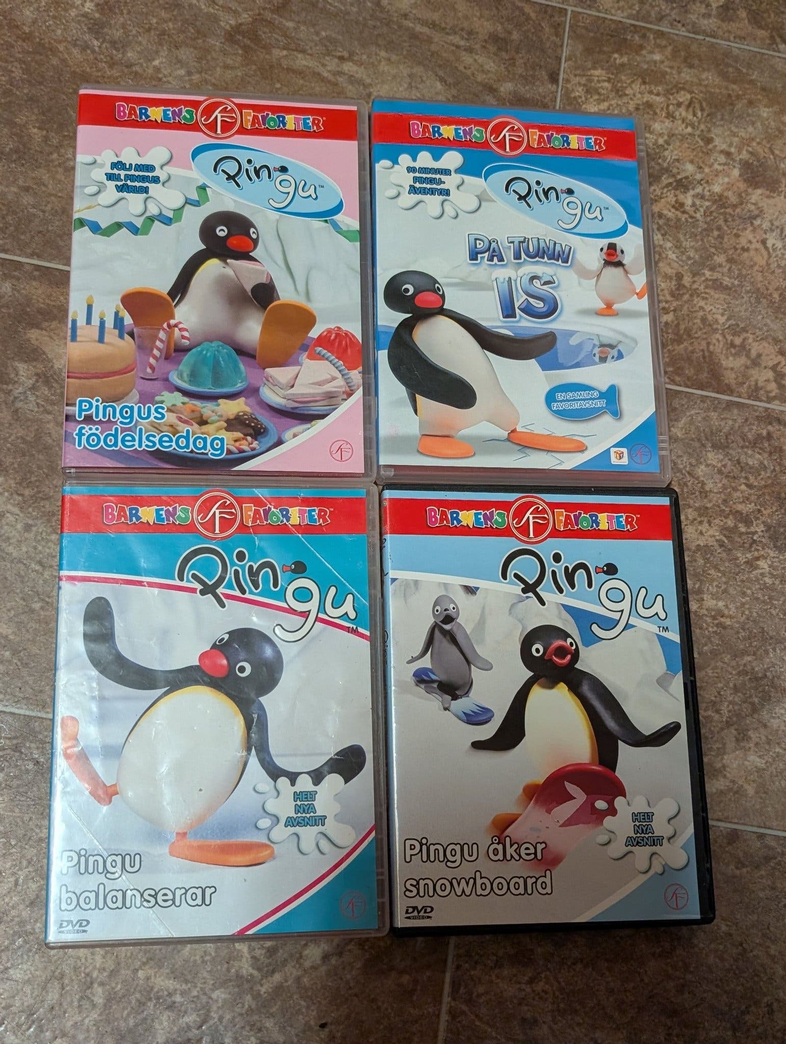 Pingu DVD-samling (4 st) | Köp på Tradera (656666740)
