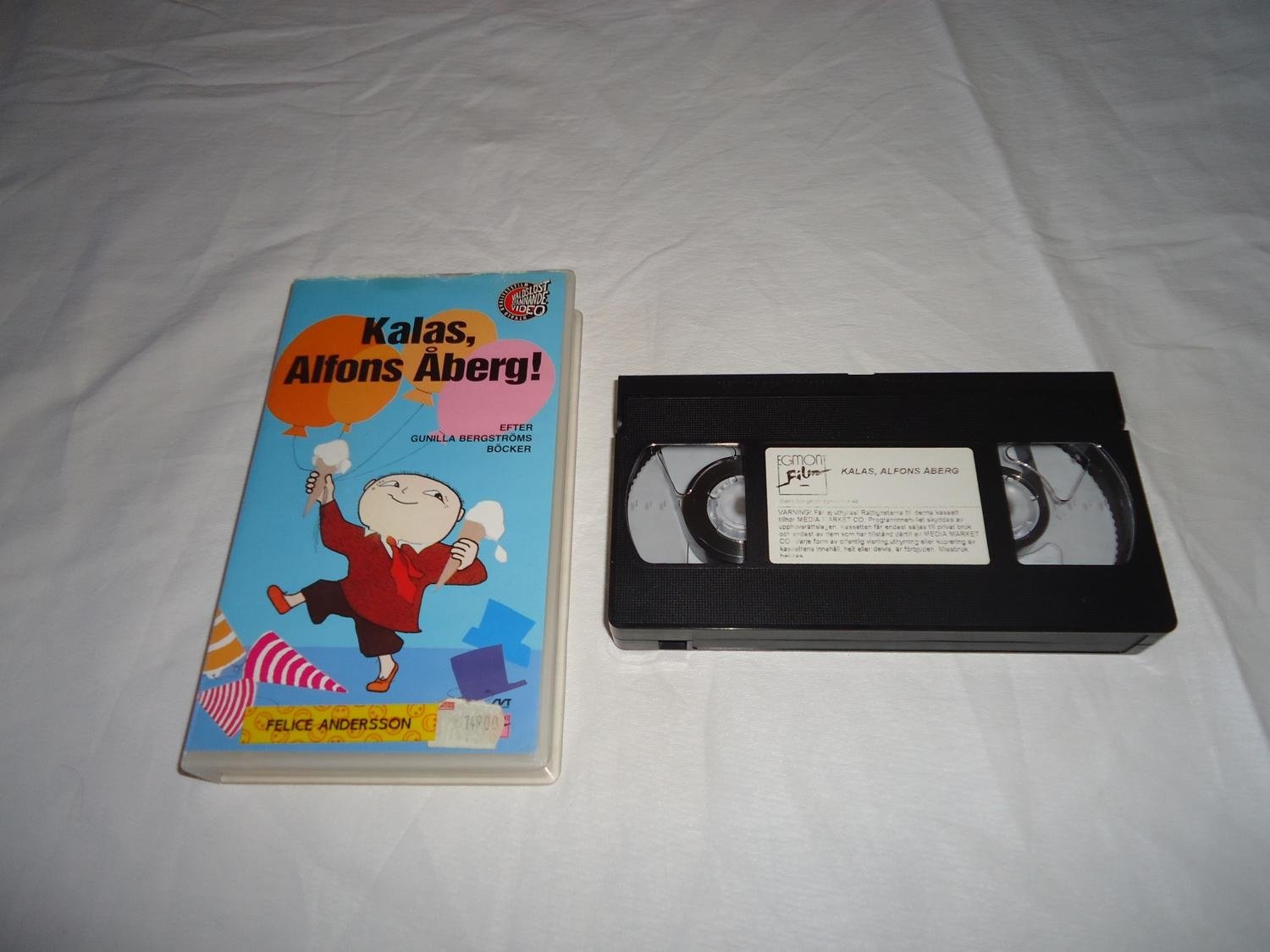 Kalas Alfons Åberg VHS PAL Svenskt tal Gunilla .. | Köp på Tradera ...