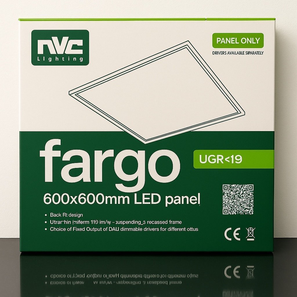 NVC Lighting Fargo 600x600mm LED Panel | Köp på Tradera (704232062)