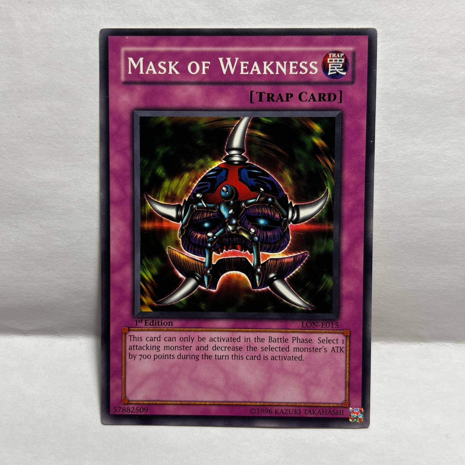 mask of weakness LON-e015 / Yu gi oh! / Yugioh! | Köp på Tradera ...