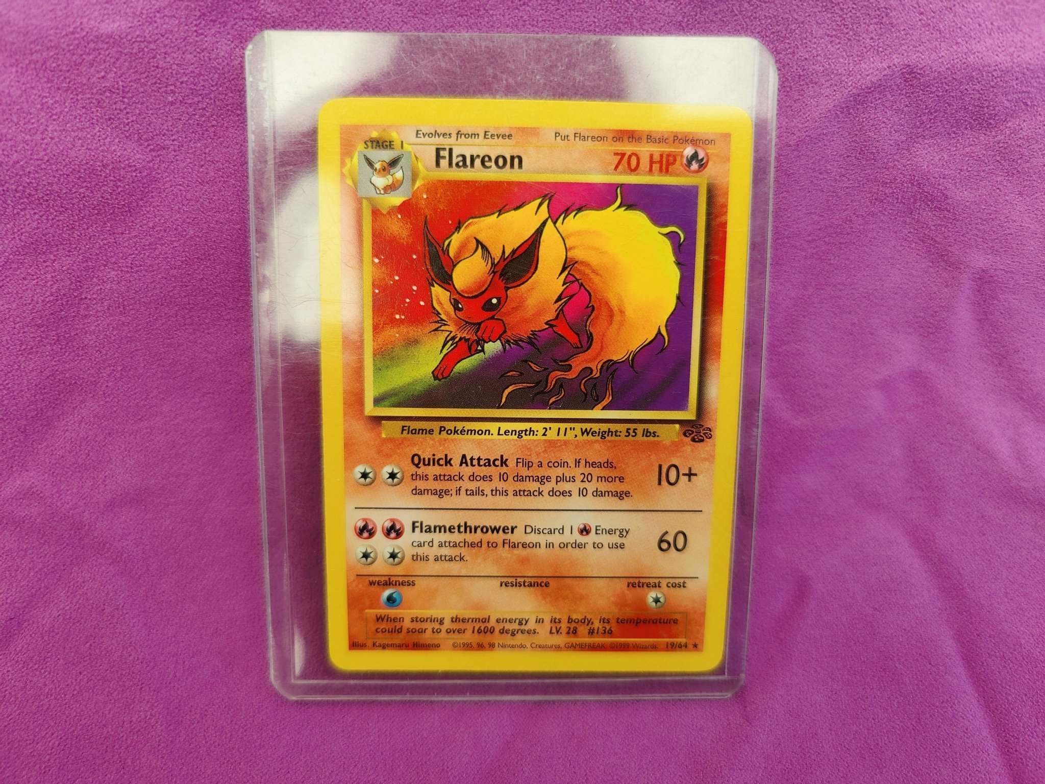 Flareon 19/64 - Pokémon TCG jungle set - Rare C.. | Köp på Tradera ...