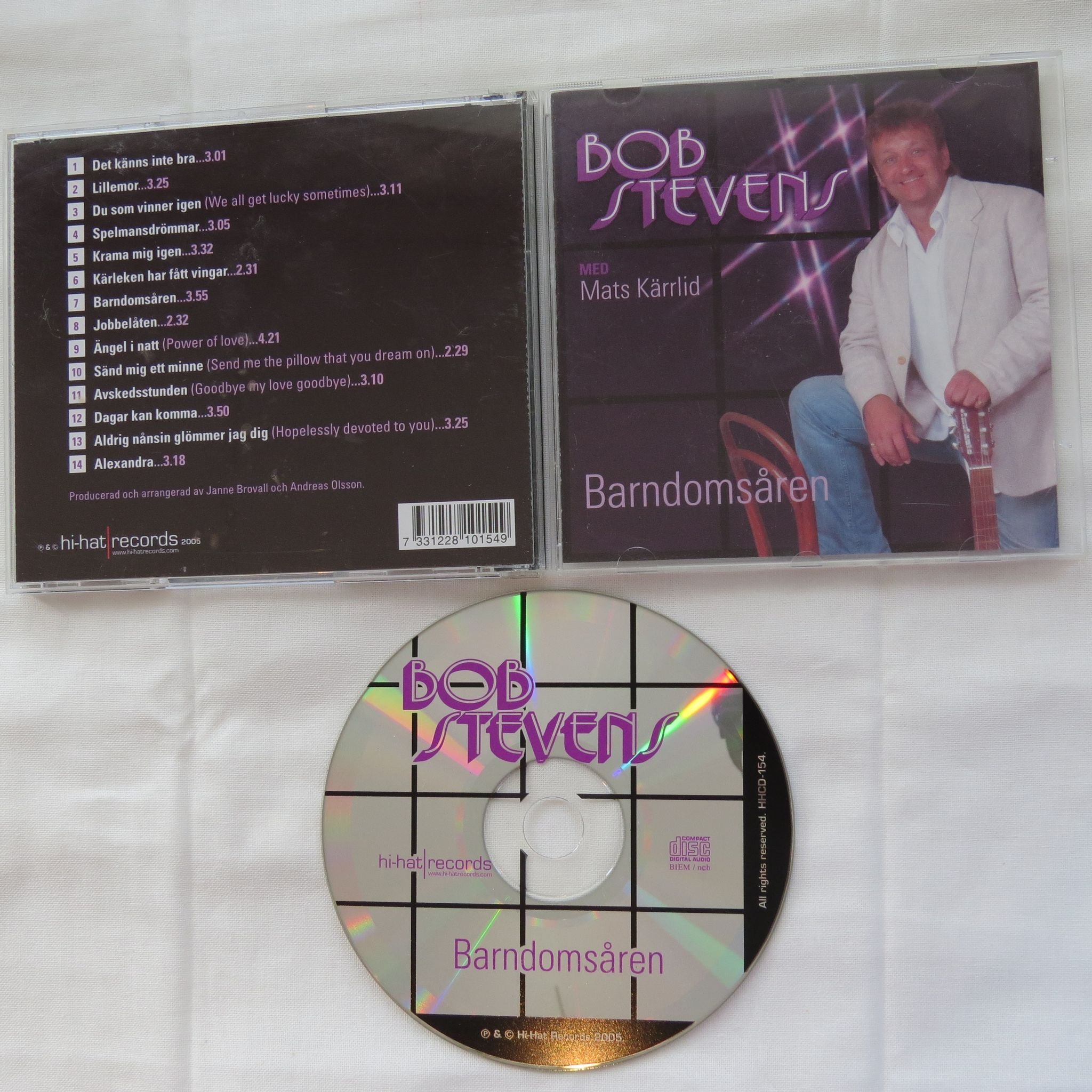 Bob Stevens - Barndomsåren - 2005 - CD | Köp på Tradera (682922749)