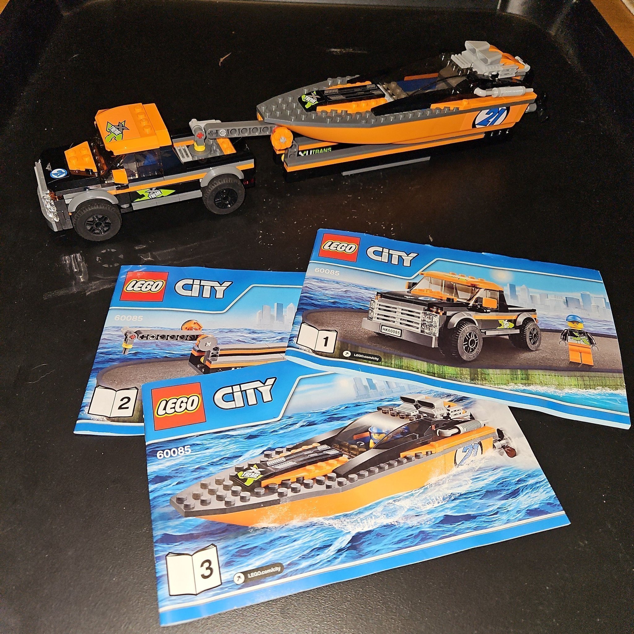 LEGO City 60085 Pickup med Speedbåt | Köp på Tradera (693473123)