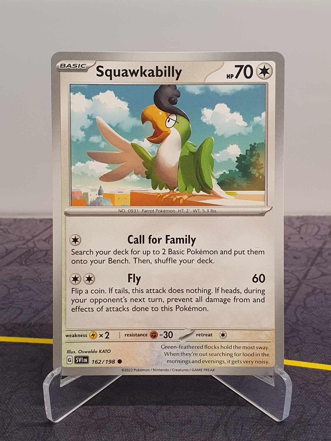 SQUAWKABILLY 162/198 - Scarlet & Violet - Pokém.. | Köp på Tradera ...