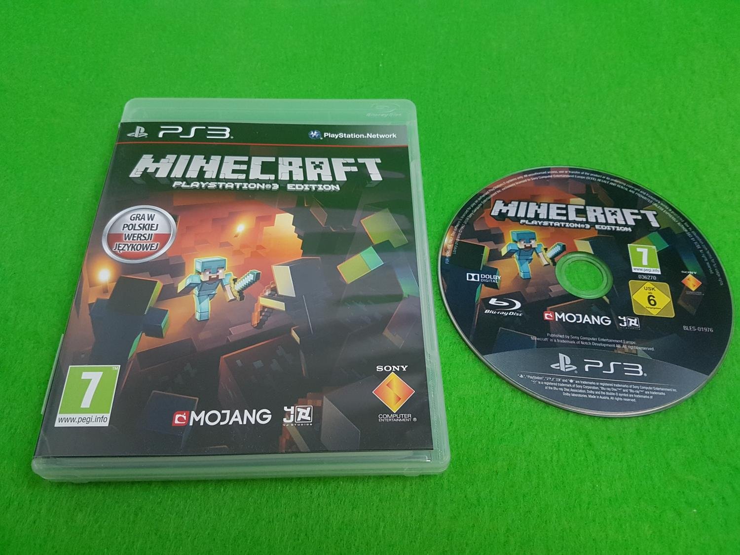 Minecraft Ps3 Playstation 3 (390014184) ᐈ SpelHem på Tradera