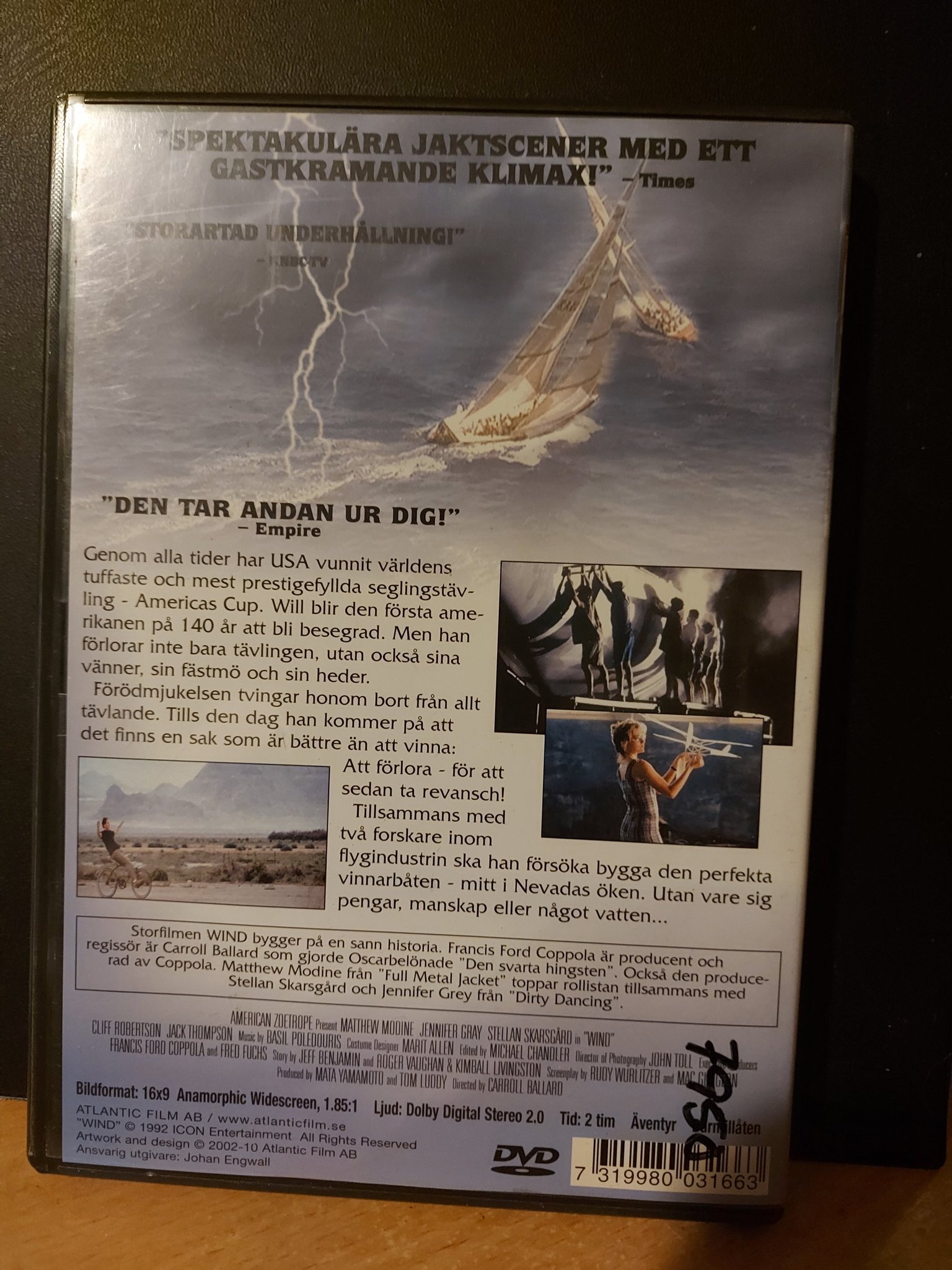 Wind - Stellan Skarsgård & Jennifer Gray - Base.. | Köp på Tradera ...