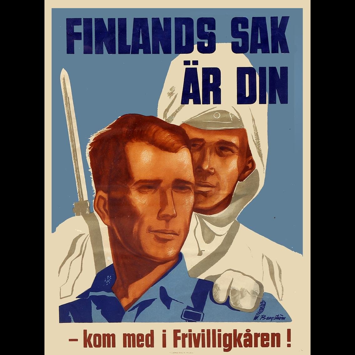 Propaganda-affisch FINLANDS SAK.. | Köp från Sten-G-Art på Tradera ...