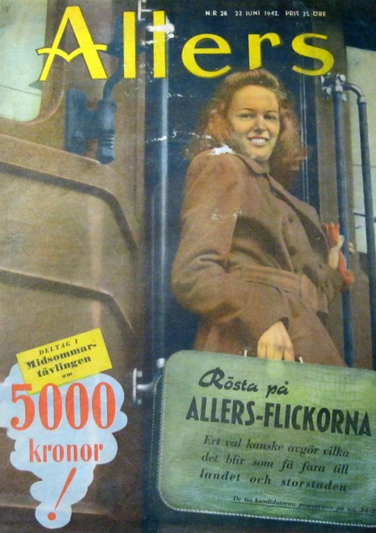 Allers 1942-26 Ingrid Backlin..Svensk Midsommar.. | Köp på Tradera ...