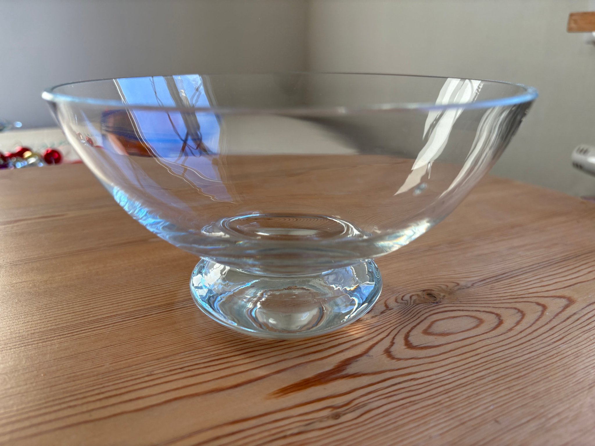 Glasskål på fot 18cm, liknande Simon Pearce Cav.. | Köp på Tradera ...