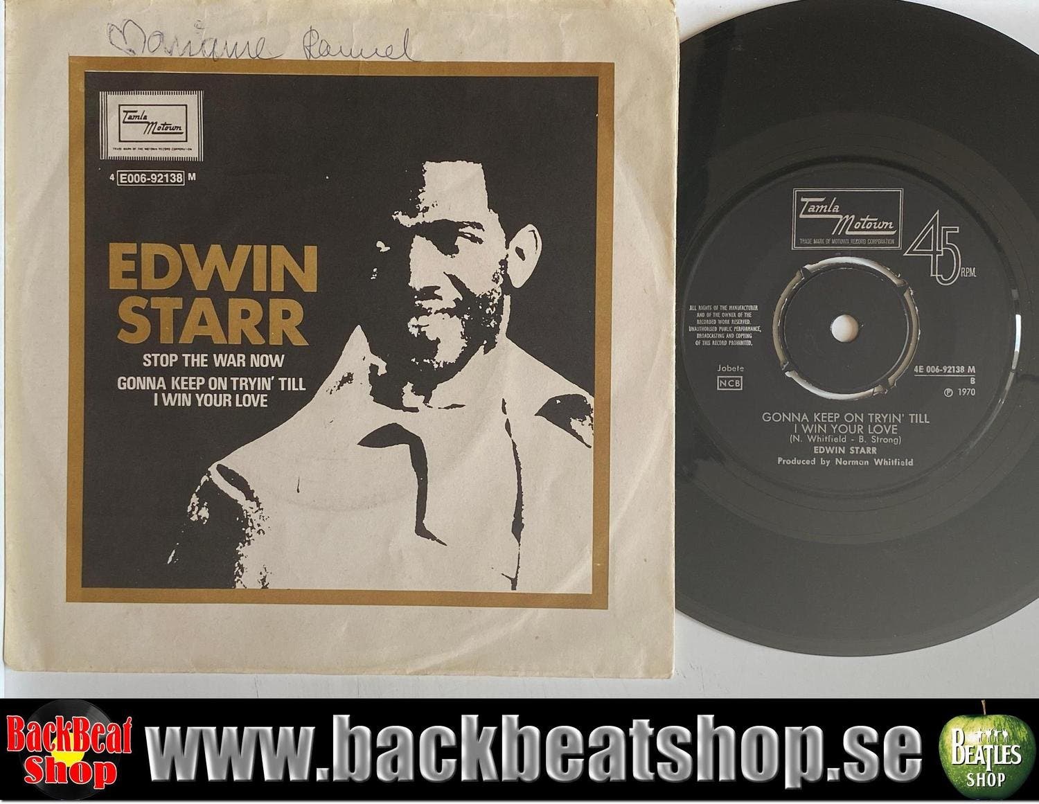 EDWIN STARR - STOP THE WAR NOW | Köp från backbeat på Tradera (597549742)