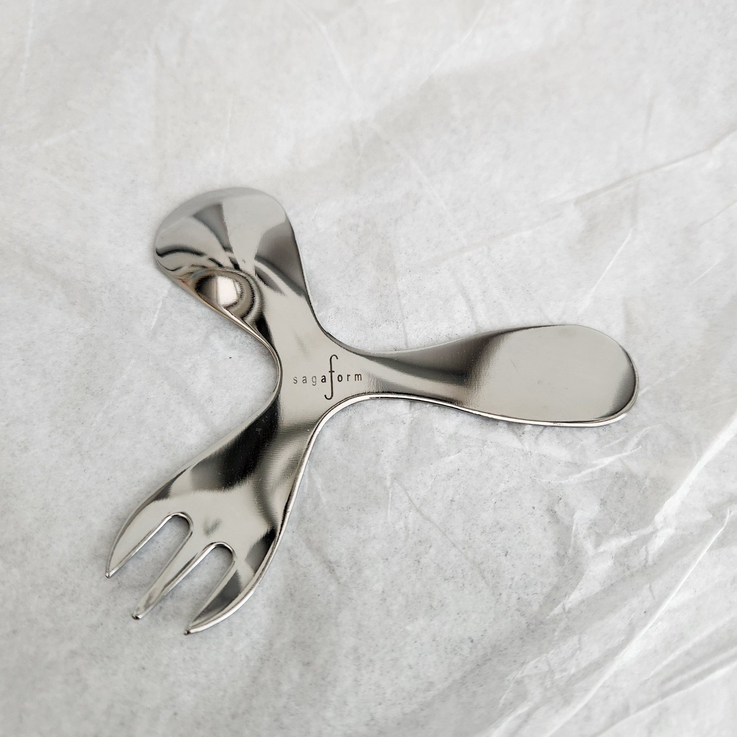 Sagaform Stainless Steel Spoon Fork Combo - Mod.. | Köp på Tradera ...