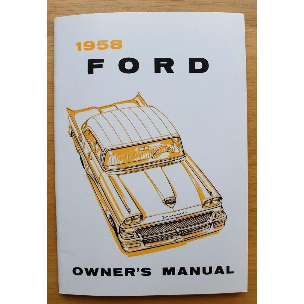 Instruktionsbok USA FORD 1958 Cust.. | Köp från UT-Data på Tradera ...