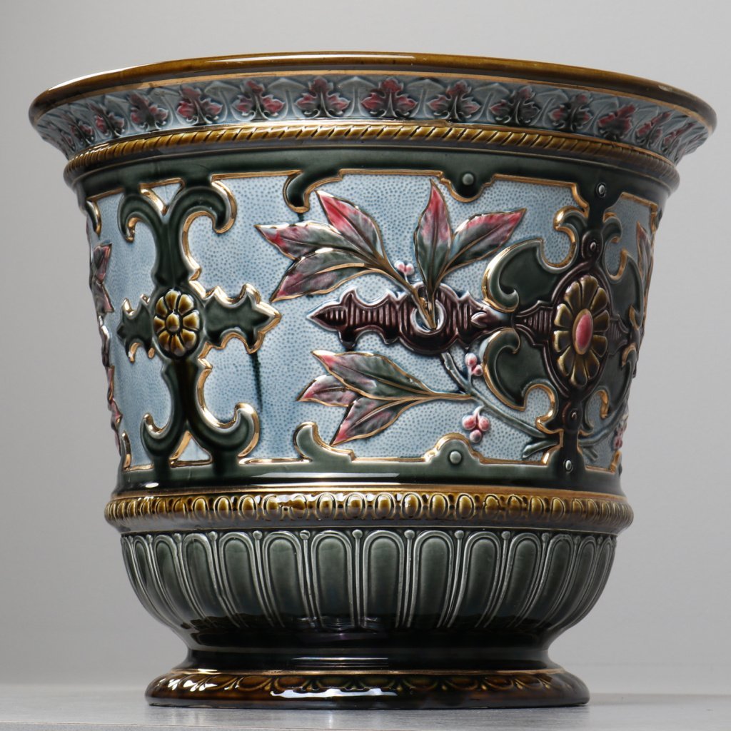 Retro/Antik stor vas majolika, Rörstrand, 1800-.. | Köp på Tradera ...