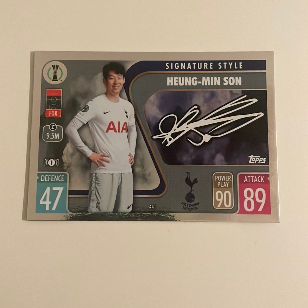 Topps Match Attax Heung-Min Son Signature Style | Köp på Tradera ...