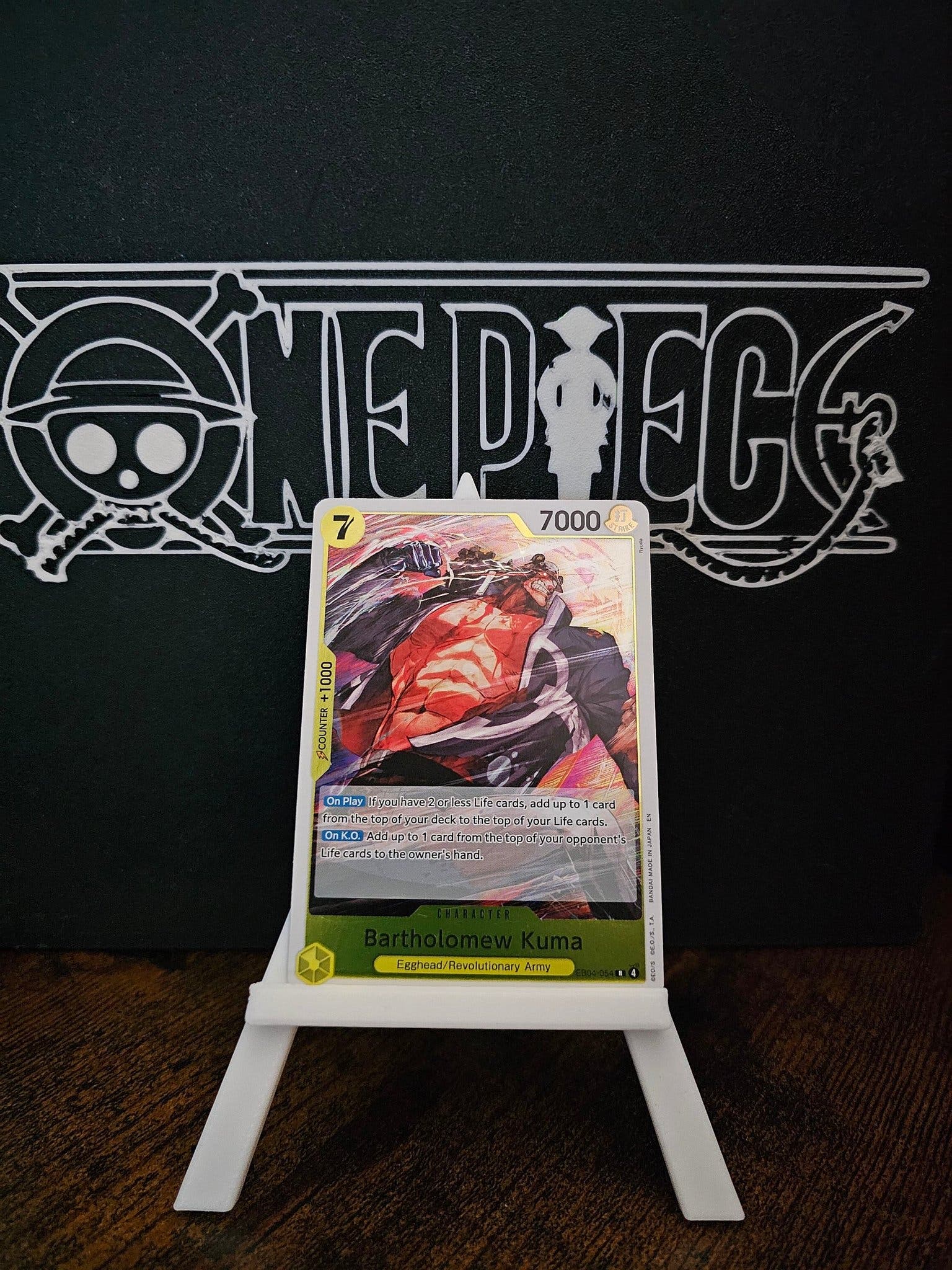 One Piece Card Game - Bartholomew Kuma OP06-064 R | Köp på Tradera ...
