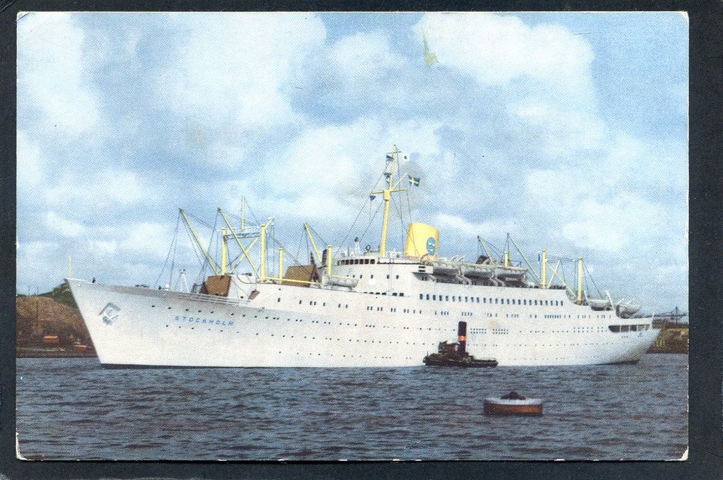 MS Stockholm Swedish American Line Rederiets eg.. (302943854) ᐈ Köp på ...