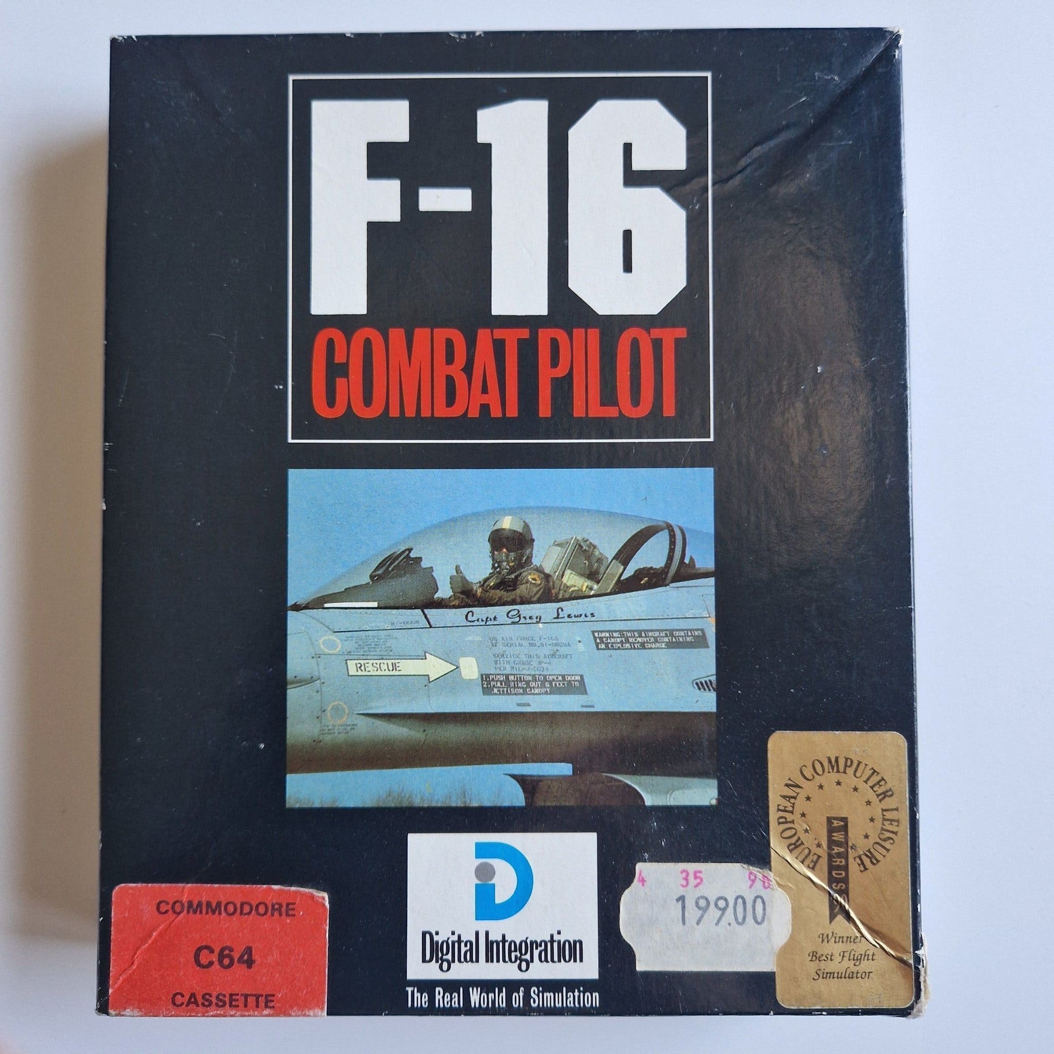 F-16 Combat Pilot - Commodore 64 | Köp på Tradera (702293076)