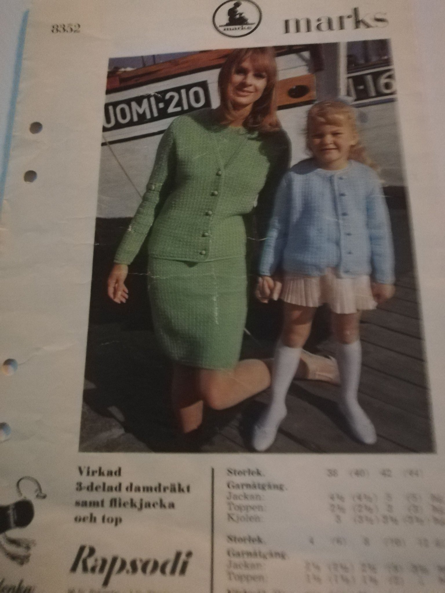 Marks Rapsodi Virkmönster | Köp på Tradera (710729099)