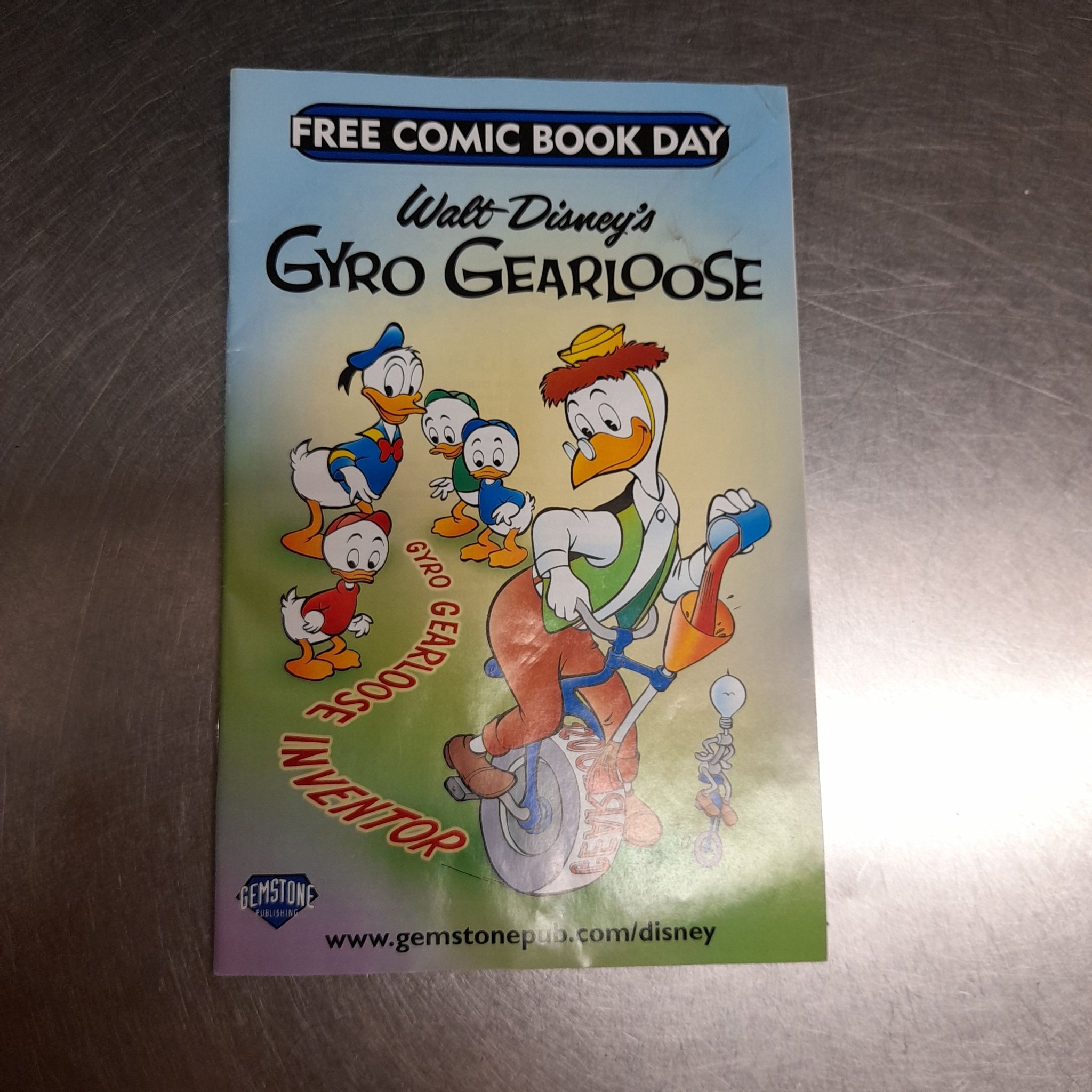Walt Disney's Gyro Gearloose - Free Comic Book .. | Köp på Tradera ...
