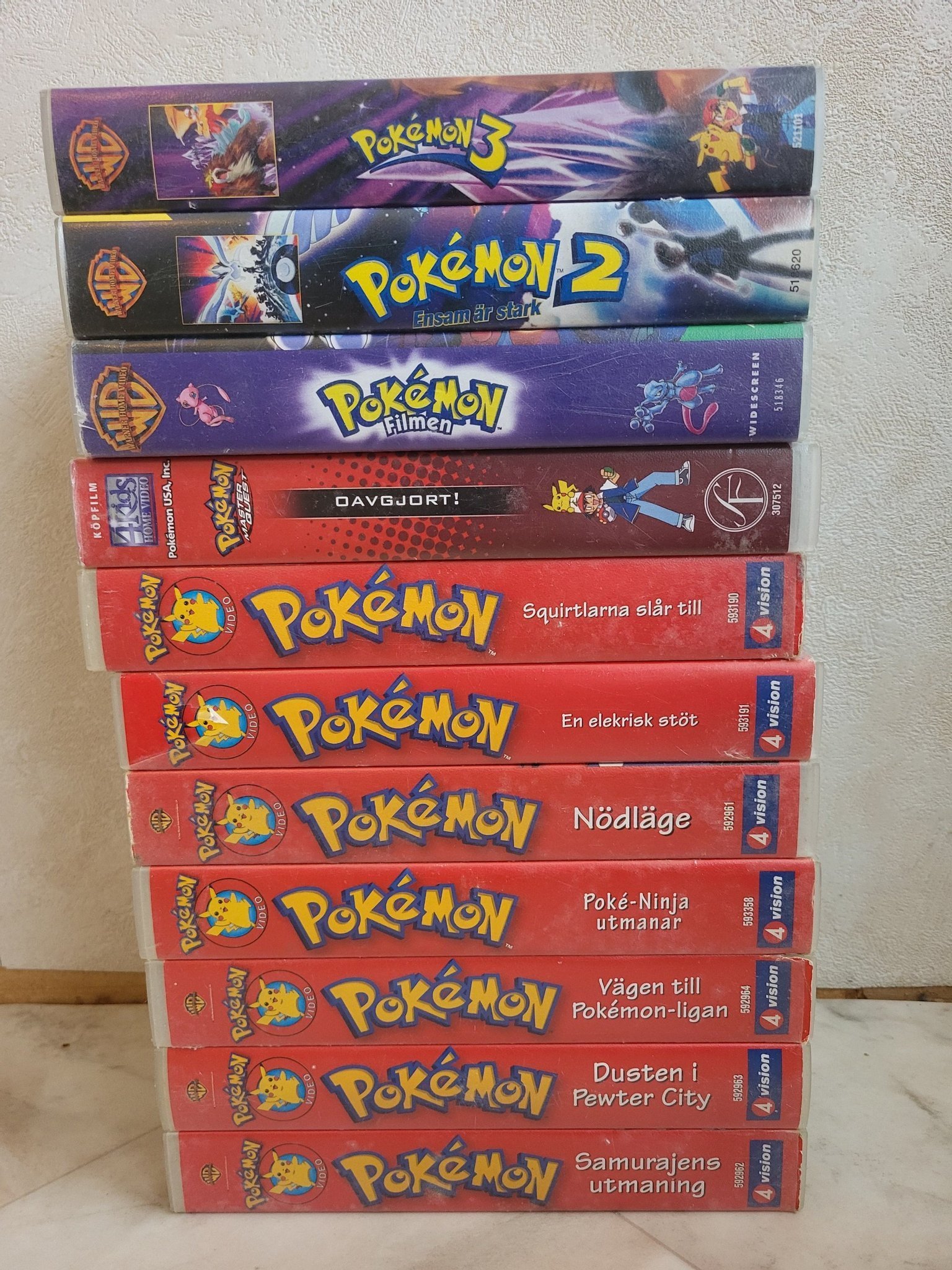 Pokémon VHS Samling | Köp på Tradera (711181429)