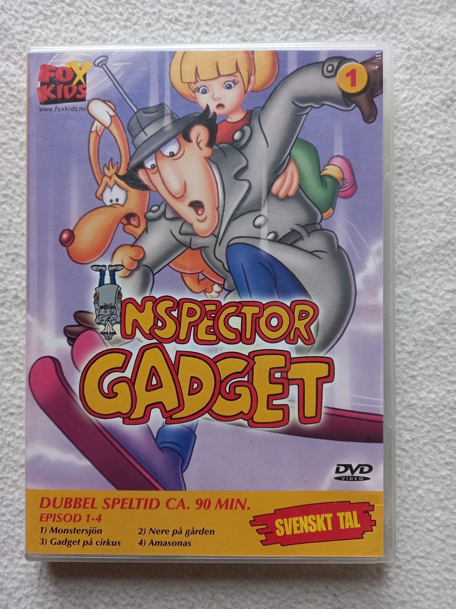 DVD Inspector Gadget 1 - svenska - FOX KIDS | Köp på Tradera (558005376)