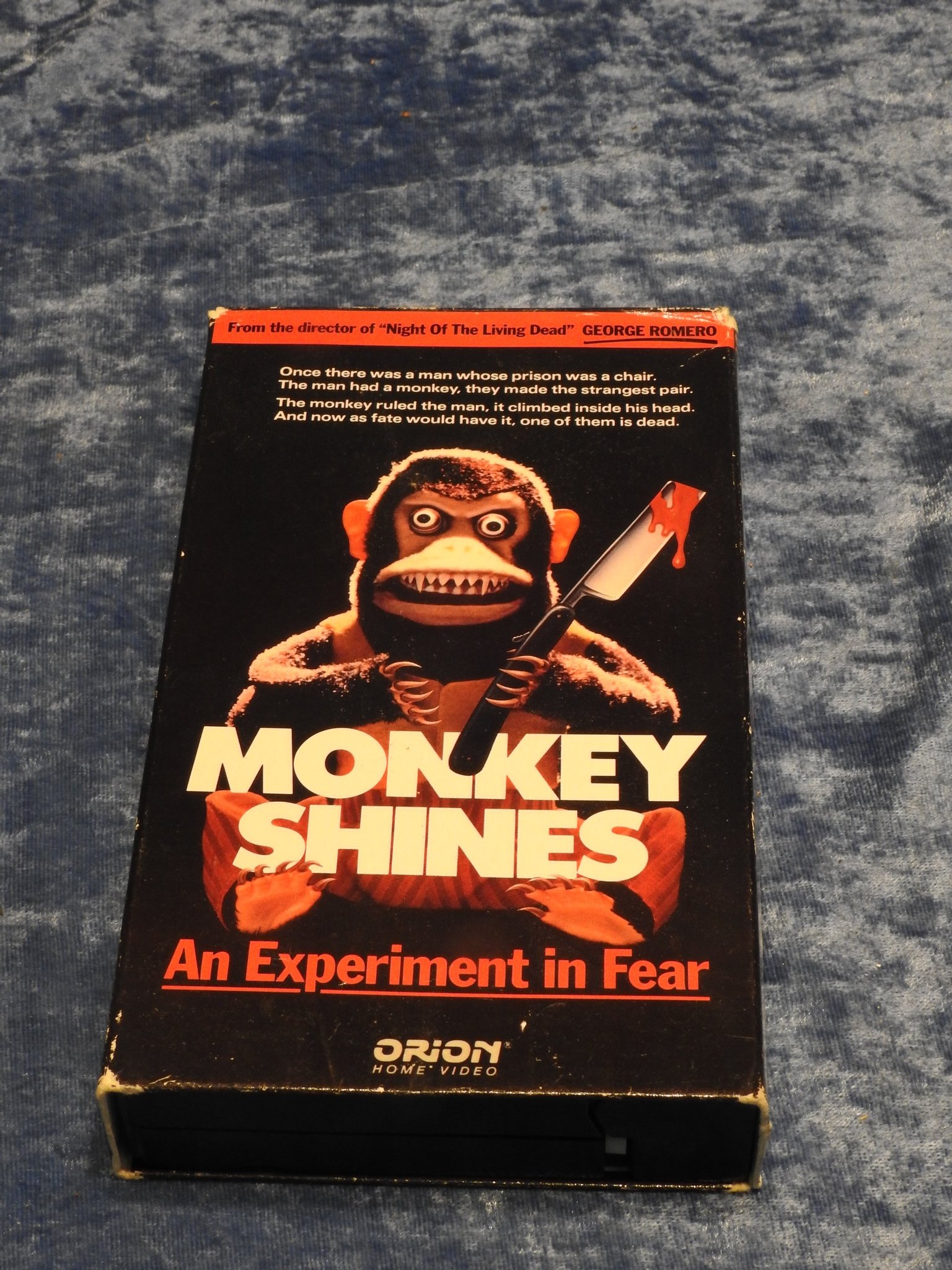 Monkey Shines an Experiment in Fear VHS skräckf.. | Köp på Tradera ...