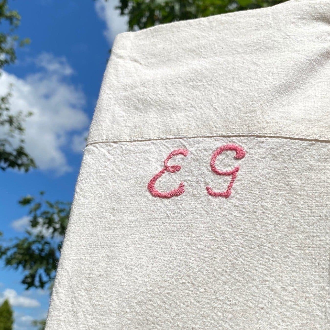 Örngott 1940-tal tjockt bomu.. | Köp från Vintagekatten på Tradera ...