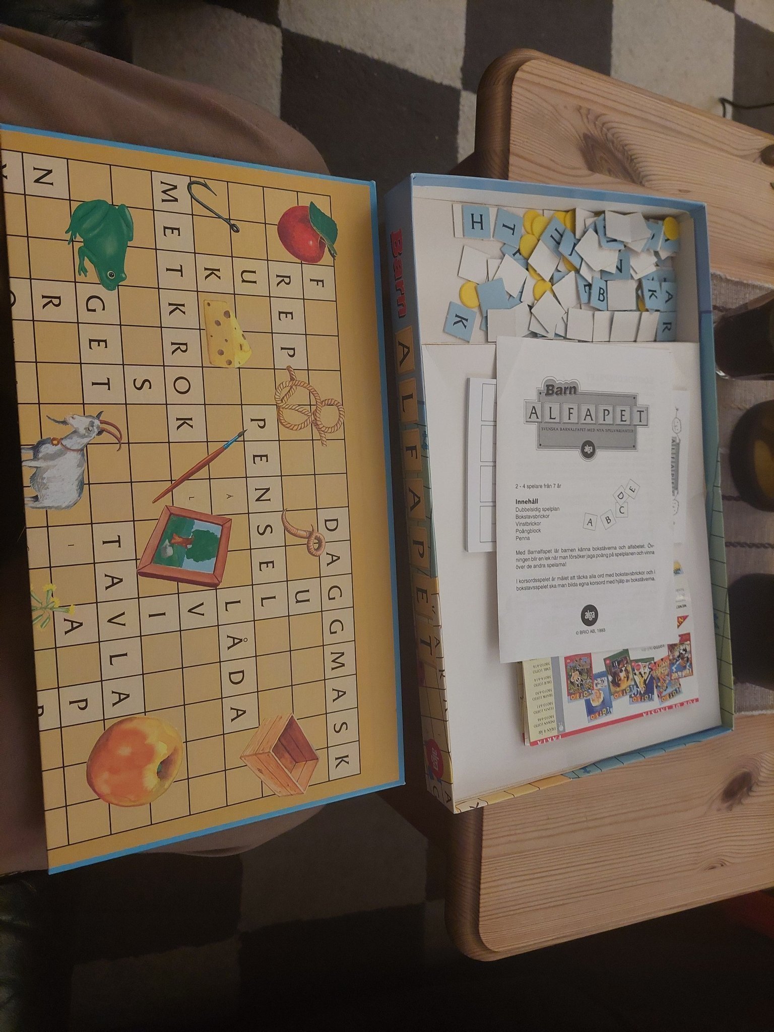 > Barn Alfapet – Alga – Retro spel i fint skick.. | Köp på Tradera ...