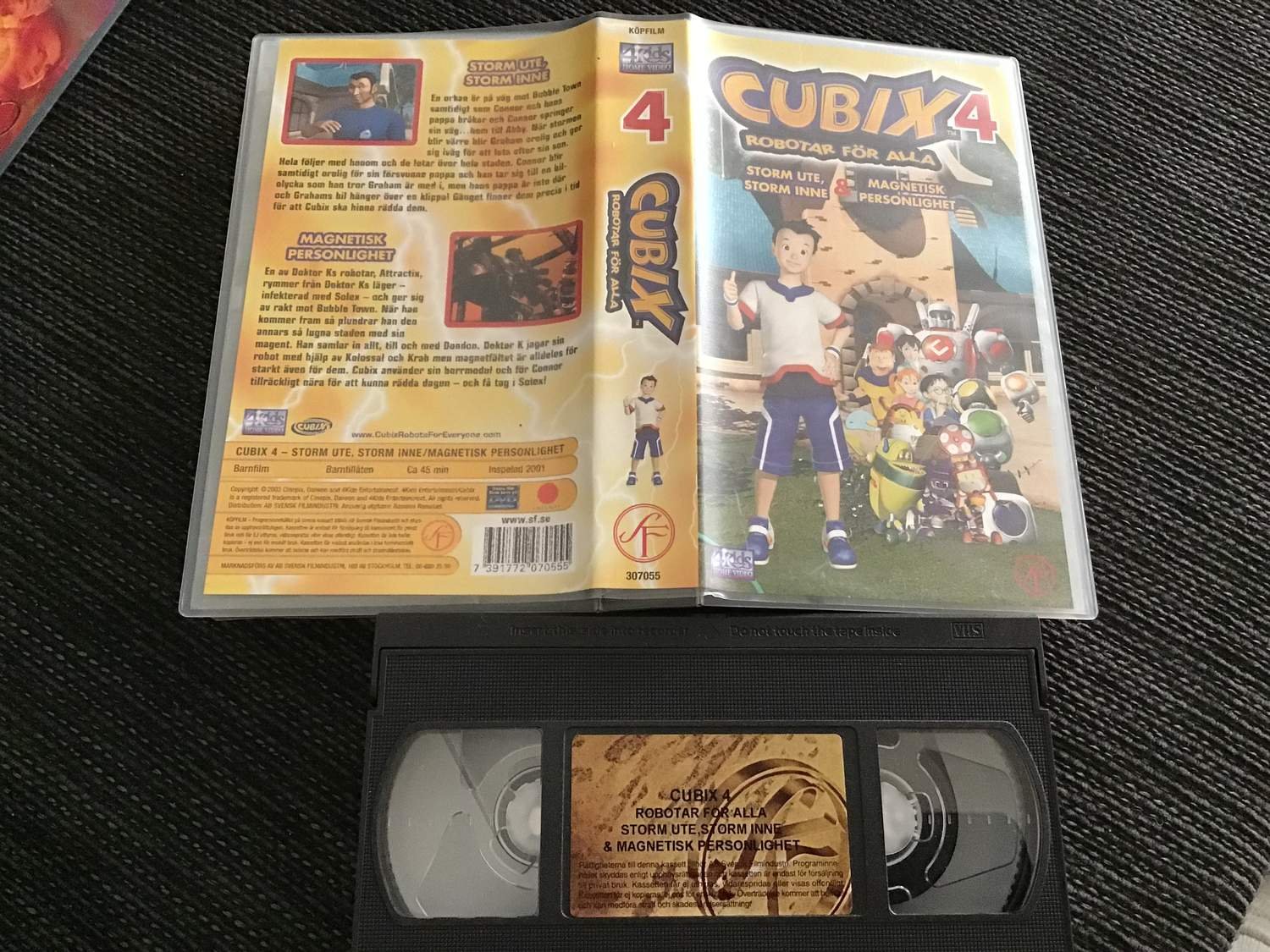 CUBIX 4 VHS ROBOTAR FÖR ALLA | Köp på Tradera (358927514)