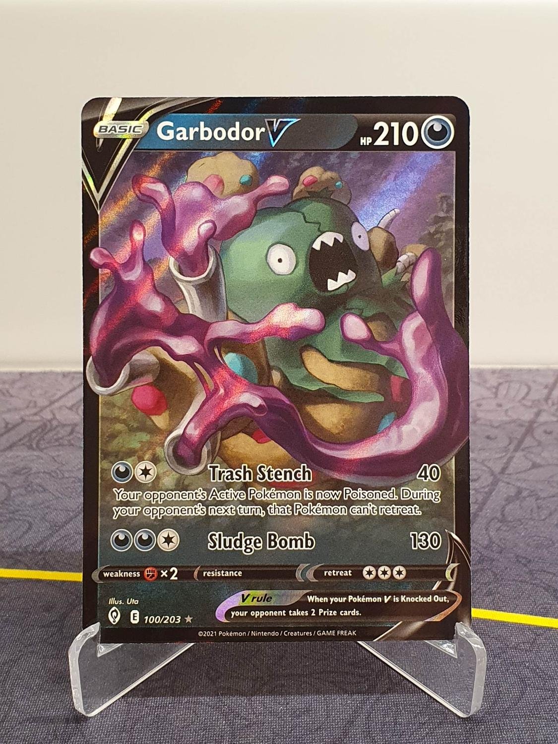 GARBODOR V 100/203 - Ultra Rare - Evolving Skie.. | Köp på Tradera ...