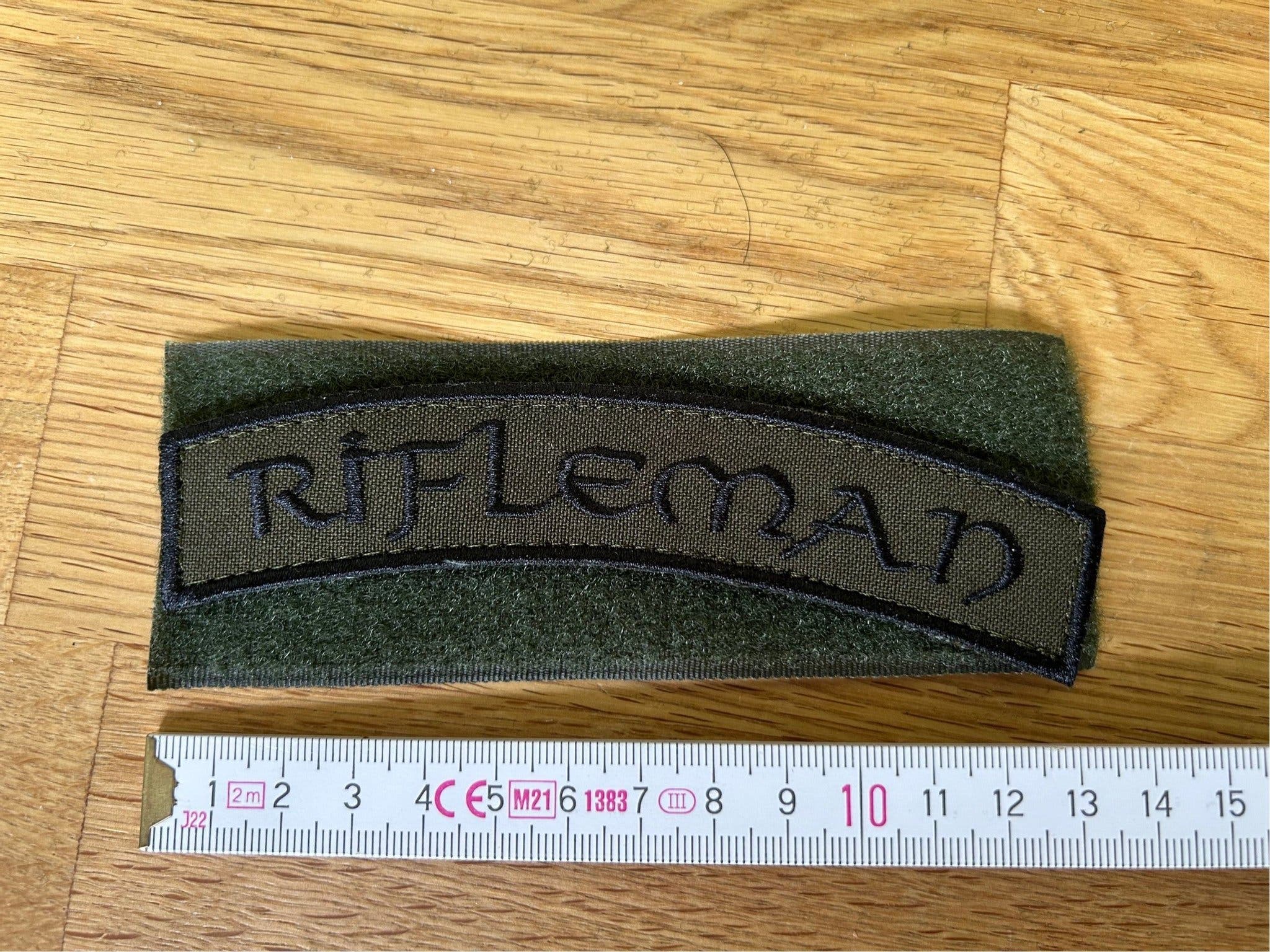 Rifleman Patch med kardborre | Köp på Tradera (715348882)