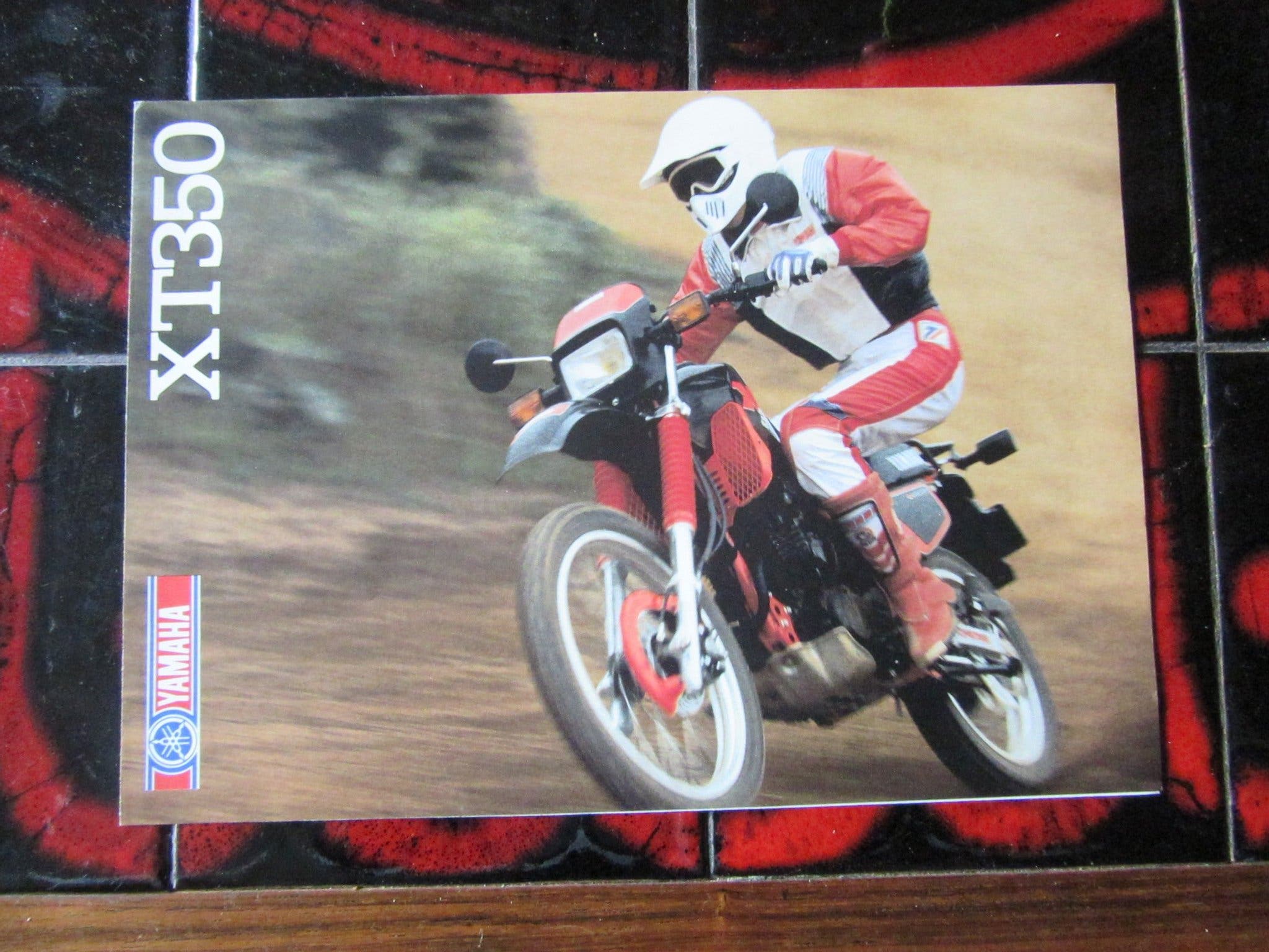 Yamaha XT350 1987 Broschyr | Köp på Tradera (715546494)