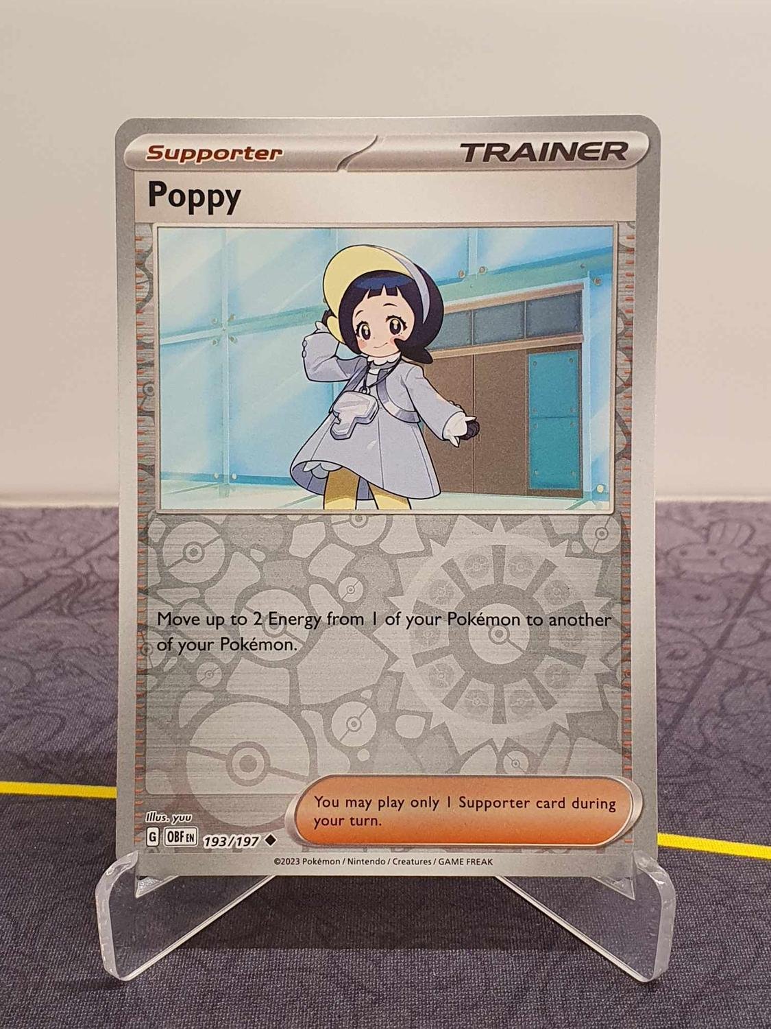 POPPY 193/197 - Reverse Holo Trainer - Obsidian.. | Köp på Tradera ...